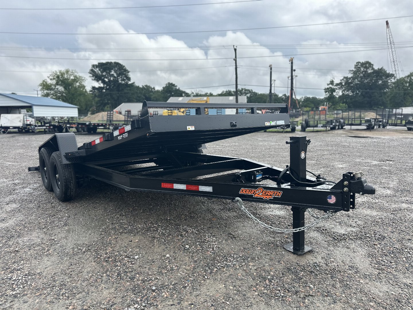 New 2024 DOWN 2 EARTH TRAILERS 20ft Gravity Tilt 14k Tilt Trailer | Virginia Beach Virginia